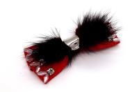 China Ribbon coloured bow-tied shoe flower,Handmade footwear ornaments and flower Thread ribbon Beige ,white,black,red ,blue for sale