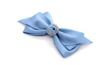 China Ribbon coloured bow-tied shoe flower,Handmade footwear ornaments and flower Thread ribbon Beige ,white,black,red ,blue for sale