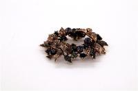 China Round Shape Rhinestone Shoe Clips Elegant Beautiful Appearance SGS Certificate for sale