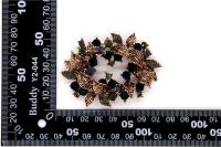 China Round Shape Rhinestone Shoe Clips Elegant Beautiful Appearance SGS Certificate for sale