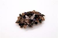China Round Shape Rhinestone Shoe Clips Elegant Beautiful Appearance SGS Certificate for sale
