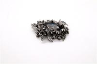 China Pretty Vintage Shoe Clips Colorful High - Grade Rhinestone SGS Approval for sale
