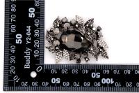 China Pretty Vintage Shoe Clips Colorful High - Grade Rhinestone SGS Approval for sale