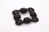 China Women Rhinestone Shoe Clips Square Shape With Professional Design for sale