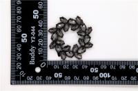 China Colorful High Grade Rhinestone Women'S  Shoe Accessories Clips SGS Certificate for sale