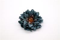 China Hand Sintered Edge Flower /girl flower made of satin ribbons/Hand-simulated flower Various colors Fabric, wool for sale