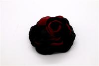 China Hand Sintered Edge Flower /girl flower made of satin ribbons/Hand-simulated flower Various colors Fabric, wool for sale