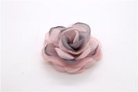 China Hand Sintered Edge Flower /girl flower made of satin ribbons/Hand-simulated flower Various colors Fabric, wool for sale