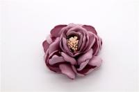 China 2026 Shoe Accessories flowers Hand Sintered Edge Flower /girl flower made of satin ribbons/Hand-simulated flower Various colors Fabric, wool for sale