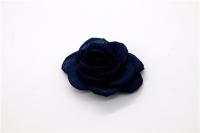 China Hand Sintered Edge Flower /girl flower made of satin ribbons/Hand-simulated flower Various colors Fabric, wool for sale
