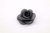 China Hand Sintered Edge Flower /girl flower made of satin ribbons/Hand-simulated flower Various colors Fabric, wool for sale