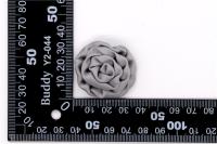China Hand Sintered Edge Flower /girl flower made of satin ribbons/Hand-simulated flower Various colors Fabric, wool for sale