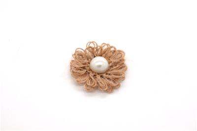 China Hand Sintered Edge Flower /girl flower made of satin ribbons/Hand-simulated flower Various colors Fabric, wool for sale