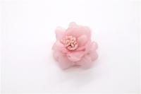 China girl Chiffon flower shoe clips/Sewing Bead Handmade Flower Yarn, lace, Chiffon Grey,black,white,red,blue for sale