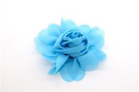 China girl Chiffon flower shoe clips/Sewing Bead Handmade Flower Yarn, lace, Chiffon Grey,black,white,red,blue for sale