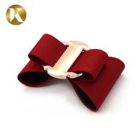 China Customized Decorative Shoe Clips Handicrafts / Bonded Leather Style for sale