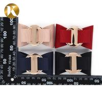 China Customized Decorative Shoe Clips Handicrafts / Bonded Leather Style for sale