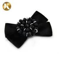China Hanging Plating Fashion Decorative Shoe Clips Horsehair - Like Bow Shape for sale