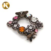 China New Fashion Decorative Shoe Clips Zinc Alloy / Iron  / Copper Mate for sale
