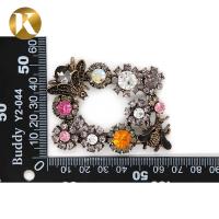 China New Fashion Decorative Shoe Clips Zinc Alloy / Iron  / Copper Mate for sale