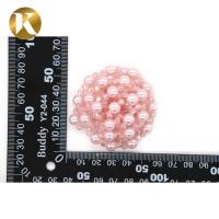 China Custom Shoe Buckle Clips Combination Of Pearls And Crystal Beads for sale