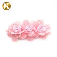 China Multi - Color Decorative Diy Shoe Clips Bonded Leather Style For Child for sale