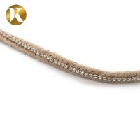 China Custom Decorative Handmade Rope 1000mm Size Fashion Style For Shoe for sale