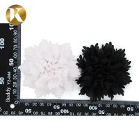 China Ladies Custom Fashion Shoe Decoration 80*80mm Special Cloth Material for sale