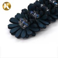 China Handicrafts Chrysanthemum Crystal Shoe Buckles With SGS Certification for sale