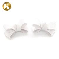 China Butterfly Fashion Shoe Decoration 80mm*45mm Special Cloth Material for sale
