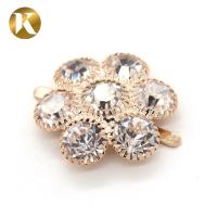 China Custom Decorative Shoe Clips , Flower Shape Shoe Accessories Clips for sale