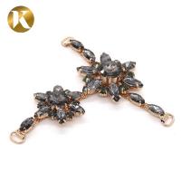 China T Shape Ladies Decorative Shoe Buckles With Fashion Rhinestone Jewelry for sale