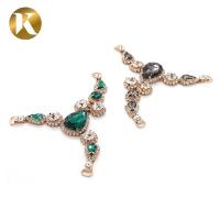 China T Style Rhinestone Ornaments 110mm*95mm For Woman Sandals Decoration for sale