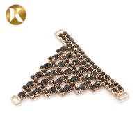 China Popular Metal Shoe Buckle Chain 95mm*75mm With Hanging Plat for sale