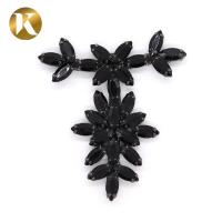 China Jewelry Decoration	T Shape Metal Shoe Buckles Black / Gold Multi Color for sale
