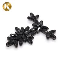 China Jewelry Decoration	T Shape Metal Shoe Buckles Black / Gold Multi Color for sale