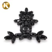 China Jewelry Decoration	T Shape Metal Shoe Buckles Black / Gold Multi Color for sale