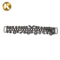 China New Design Shoe Crystals Decorations Jewelry Chain Buckle For Women for sale