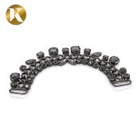 China New Design Shoe Crystals Decorations Jewelry Chain Buckle For Women for sale