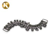 China New Design Shoe Crystals Decorations Jewelry Chain Buckle For Women for sale