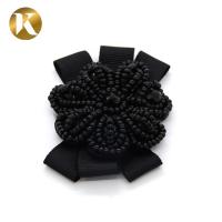 China Diamond Fashion Satin Ribbon Flowers Fashion Style Shoe Accessories for sale