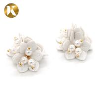 China Fashion Style DIY Satin Ribbon Flowers Special Cloth Material For Shoe Decoration for sale