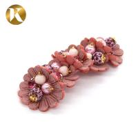 China Custom Handmade Ladies Shoe Flower Decoration Europe And America Style for sale