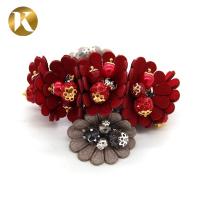 China Custom Handmade Ladies Shoe Flower Decoration Europe And America Style for sale