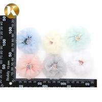 China Fashion Style Shoe Lace Flowers With Special Cloth Material For Women for sale