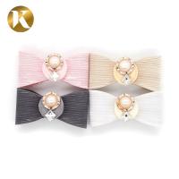 China Pearl Simple Style Shoes Decoration Accessories Nickle / Black / Gold Color for sale