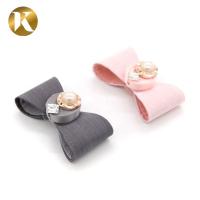 China Pearl Simple Style Shoes Decoration Accessories Nickle / Black / Gold Color for sale