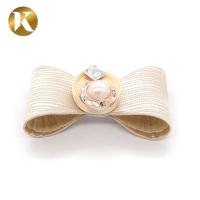 China Pearl Simple Style Shoes Decoration Accessories Nickle / Black / Gold Color for sale