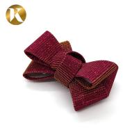 China 2026 show bow Custom Red Women Shoes Decoration Accessories Special Cloth Material for sale