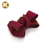 China 2026 show bow Custom Red Women Shoes Decoration Accessories Special Cloth Material for sale